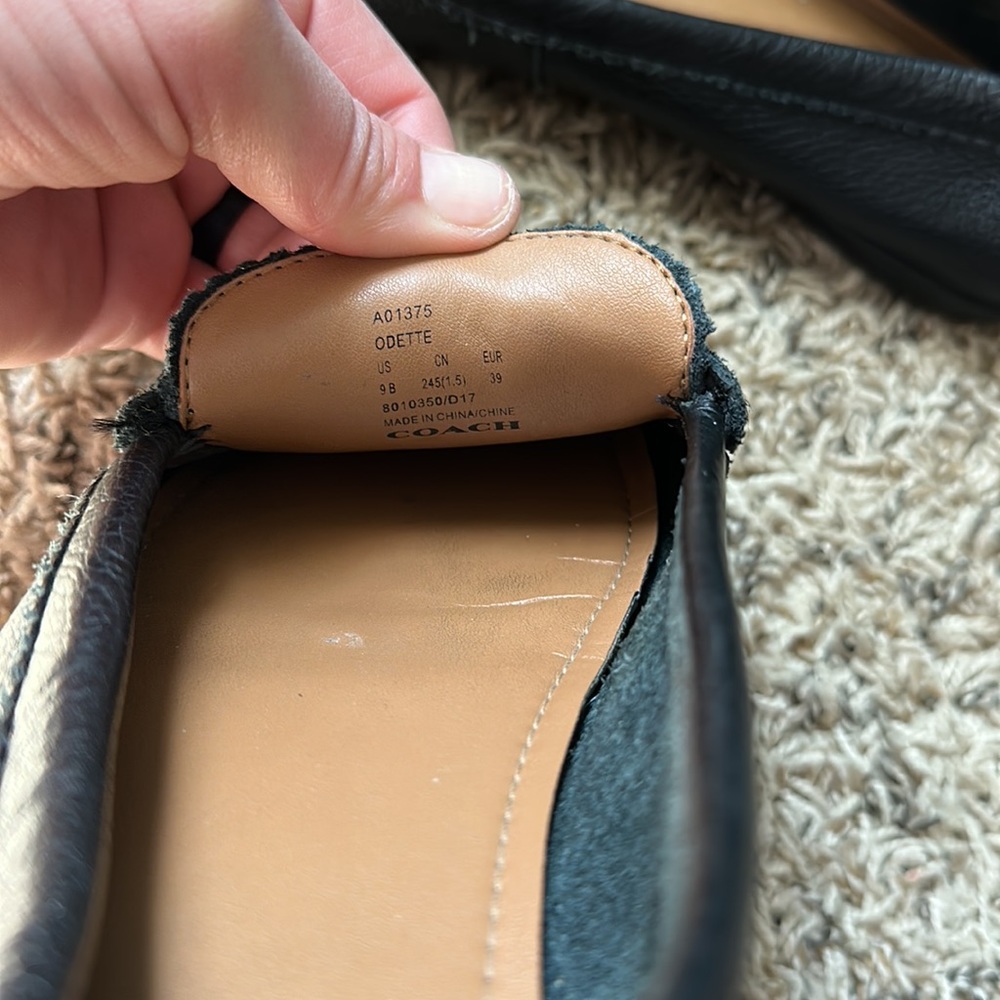 Coach Odette Driving Shoe Flats - Gem